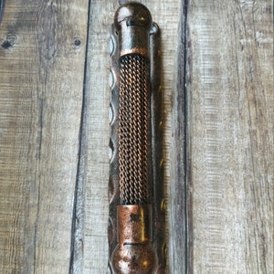 Metal Forged Handle, Rustic Forged Handle, Iron Door Handle, Hand ...