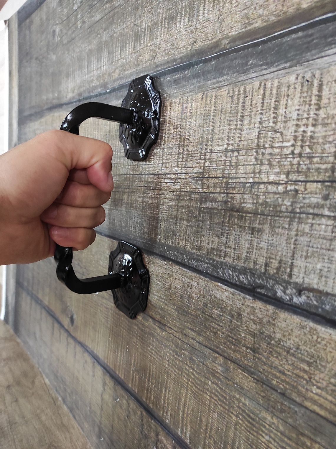 Barn door handles door handles. Rustic medieval hand forged | Etsy