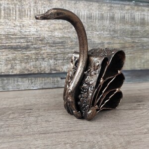 Metal Swan, Sculpture Swan, Metal Animal, Forged Swan, Iron Swan ...