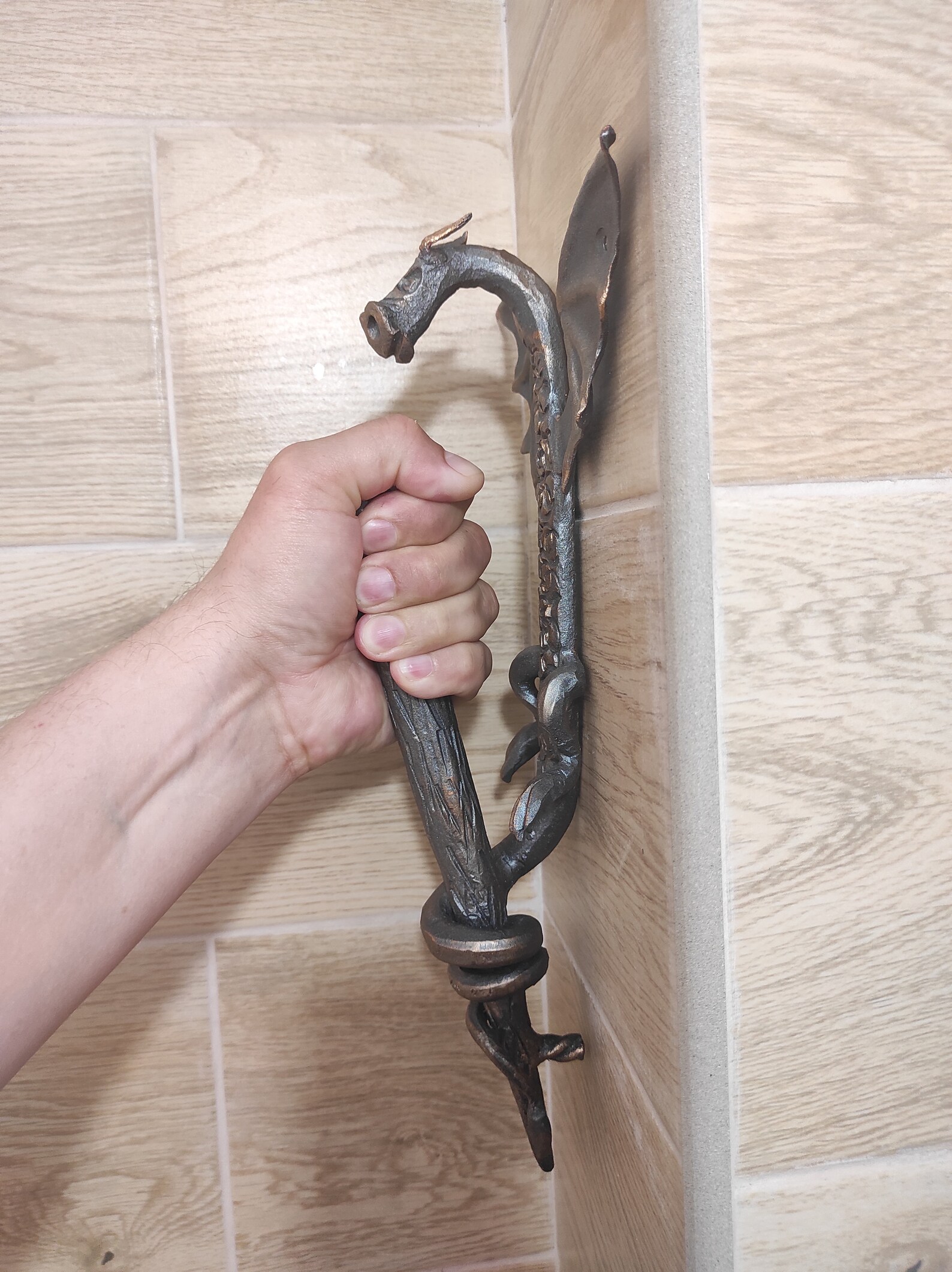 Dragon Door Handle in Antique, Medieval Style - Etsy