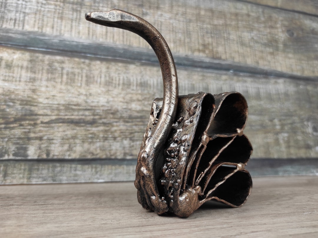 Metal Swan, Sculpture Swan, Metal Animal, Forged Swan, Iron Swan ...