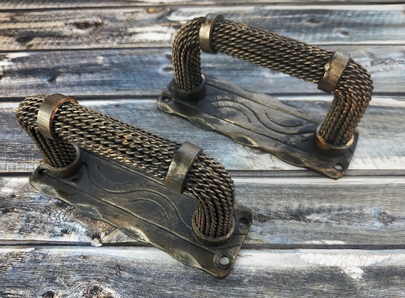 Metal Forged Handle Metal Handle Wrought Hardware Drawer - Etsy