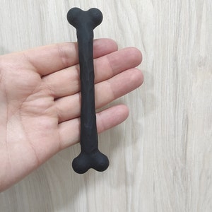 Forged Bone Door Handle: Black Metal Cabinet Drawer Pull - Etsy
