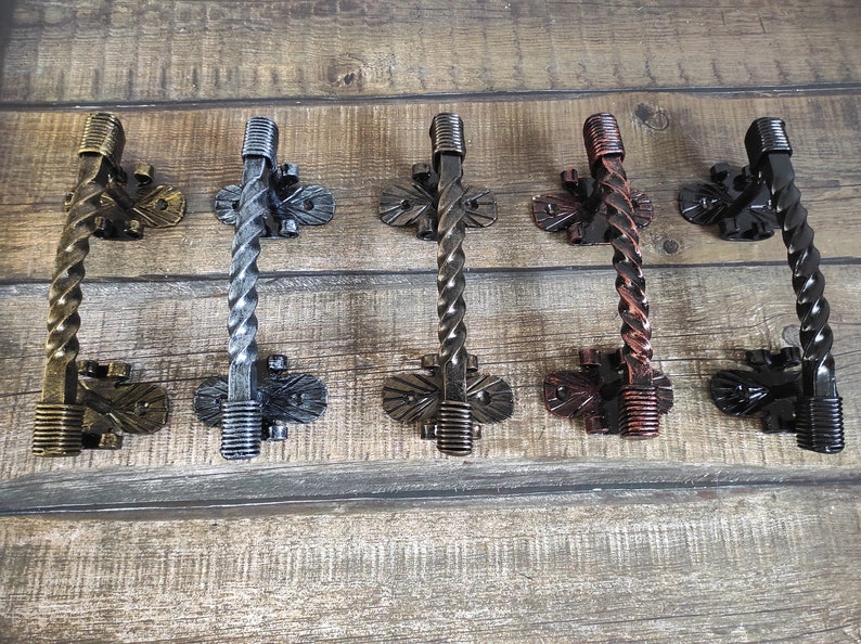 Door Handles Metal Door Handles. Metal Handle Hand Forged | Etsy