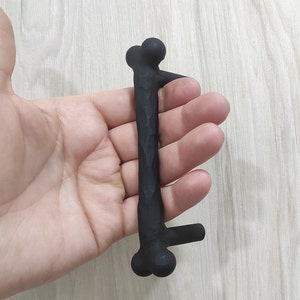 Door Handle Bone, Black Door Knob, Animal Metal Cabinet Handle, Kitchen ...