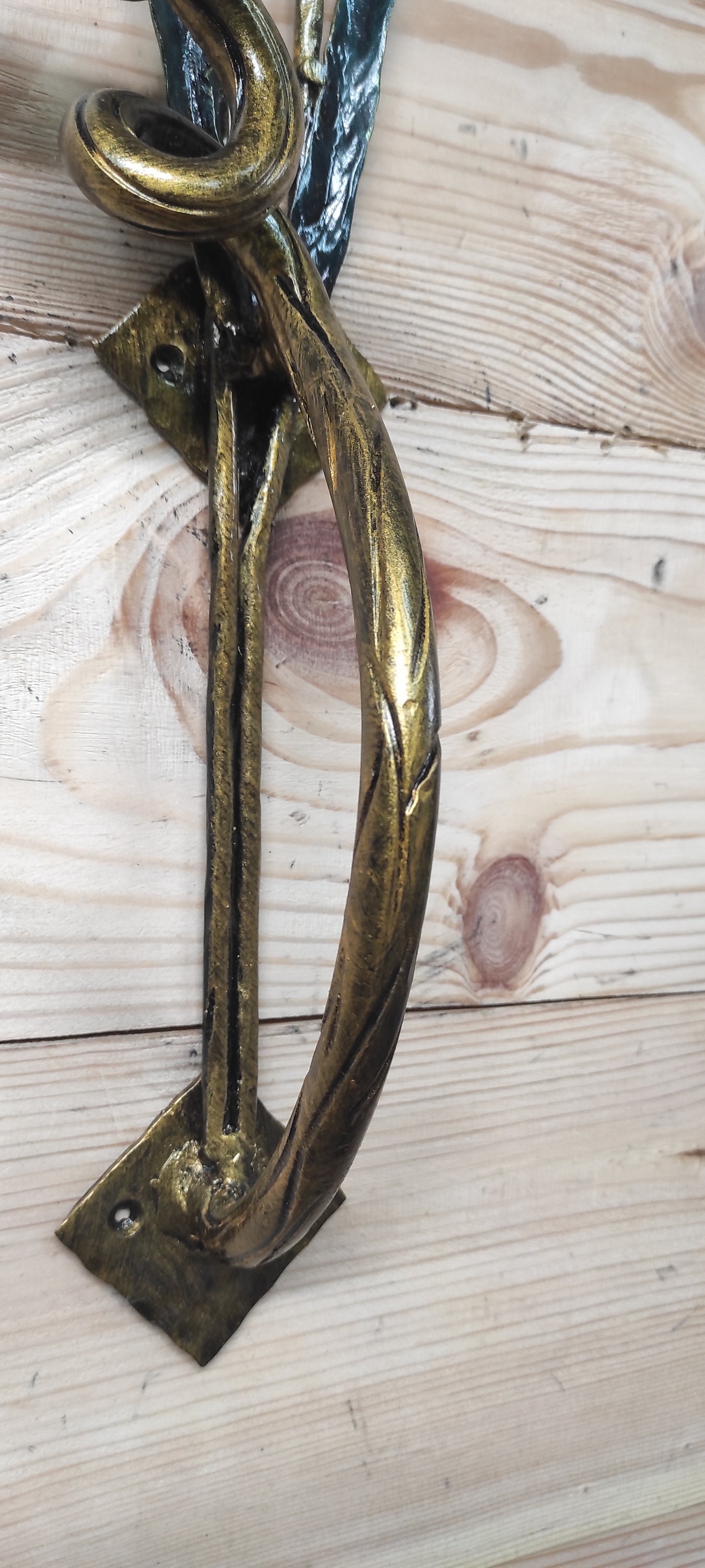 Dragonfly and Reed Barn Door Handle, Metal Door Pull - Etsy
