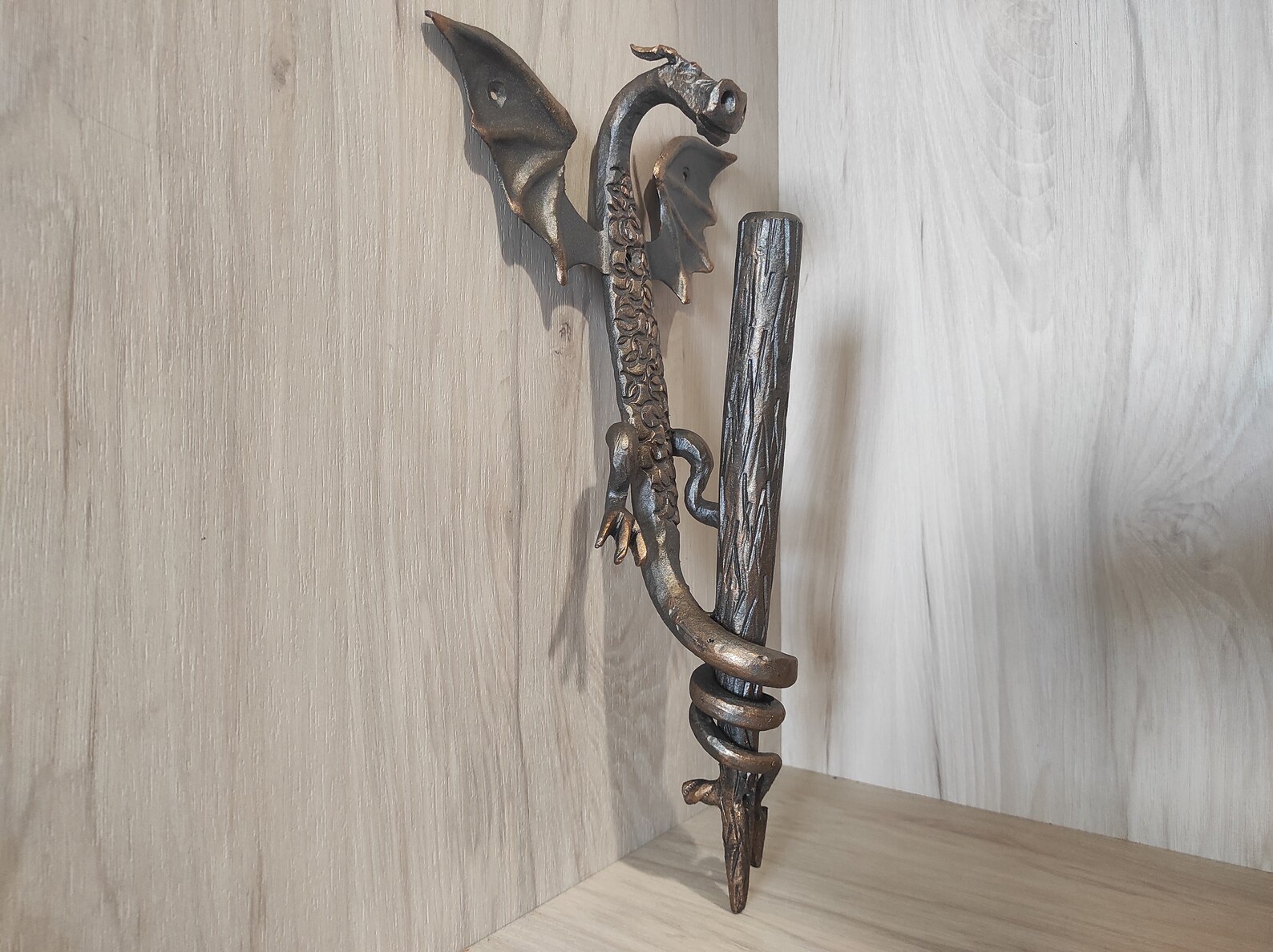 Dragon Door Handle in Antique, Medieval Style - Etsy