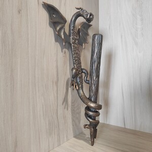 Dragon Door Handle in Antique, Medieval Style - Etsy