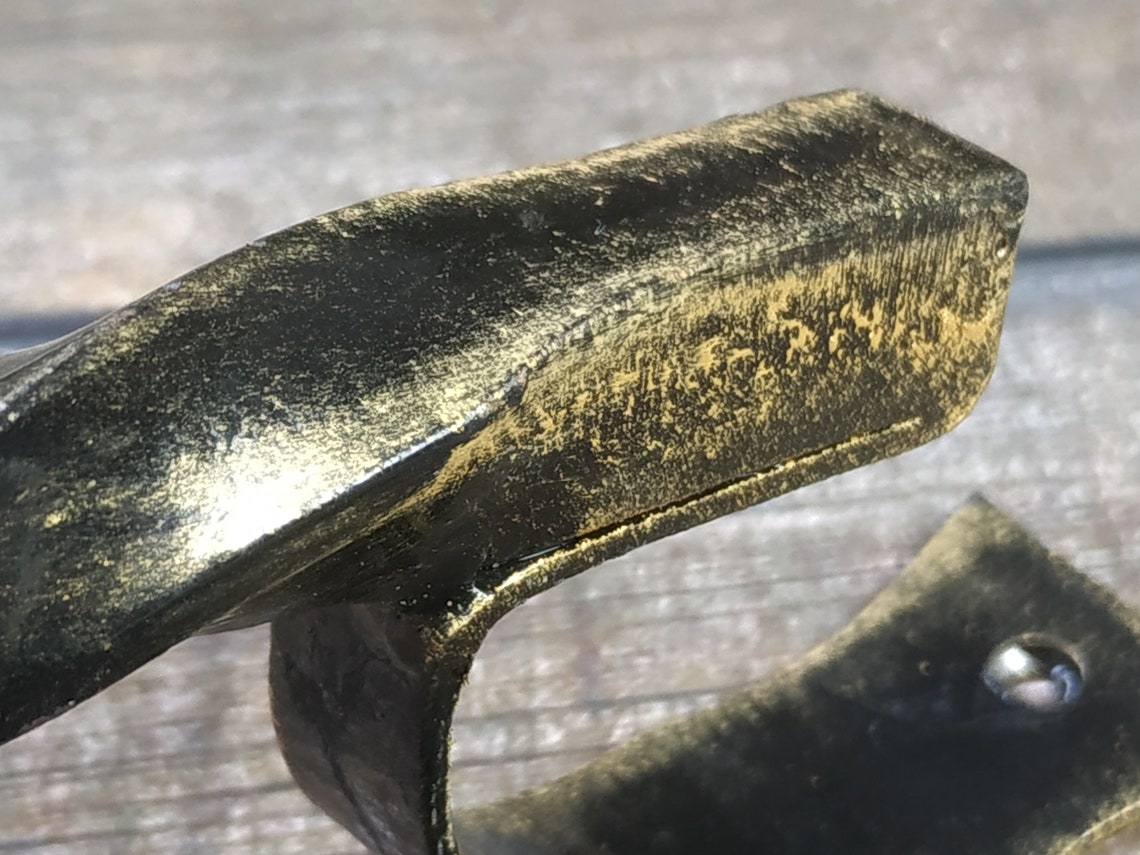 Metal forged handle Metal handle Hand forged handle Door | Etsy