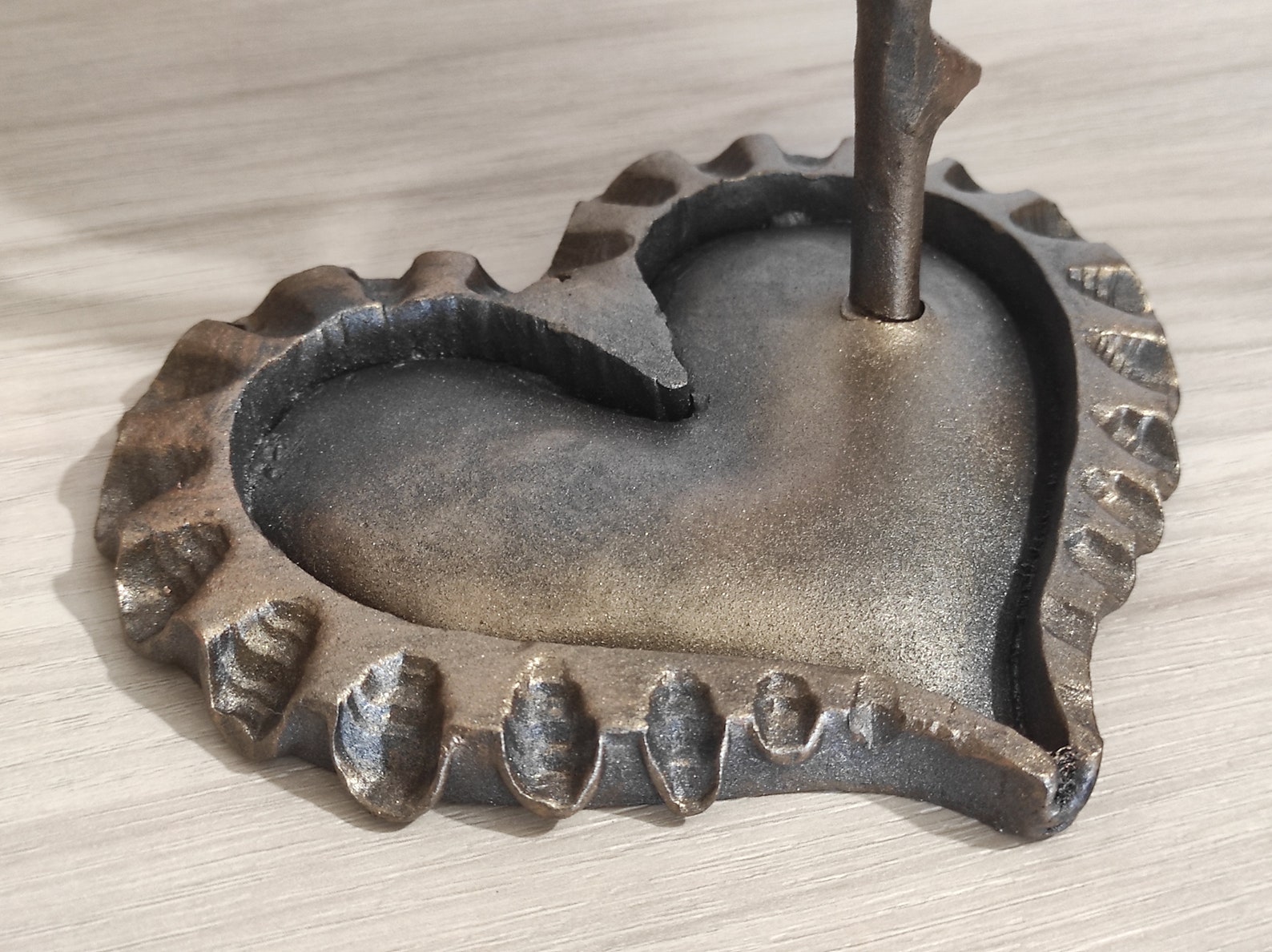 Rosa de metal rosa de hierro. Rosa de acero rosa de hierro - Etsy España