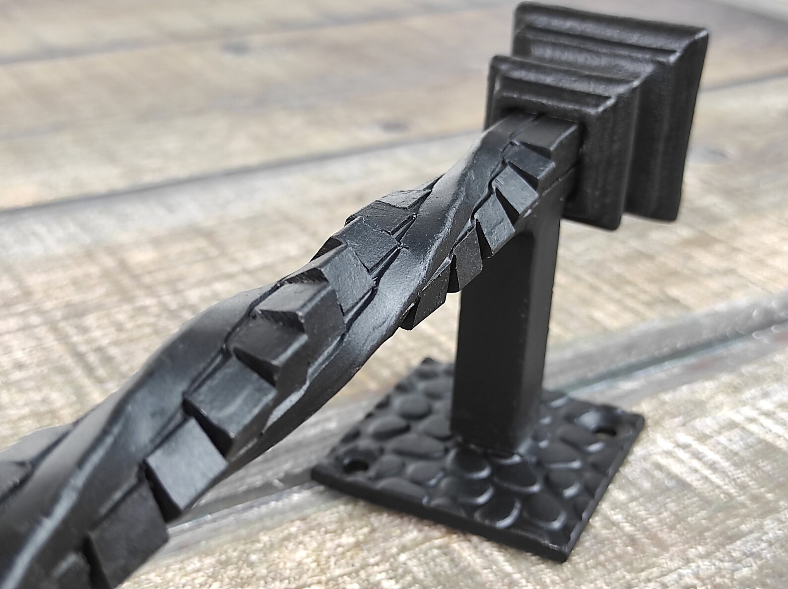 Forged Iron Door Handles Wrought Iron Handle Hand Forged | Etsy