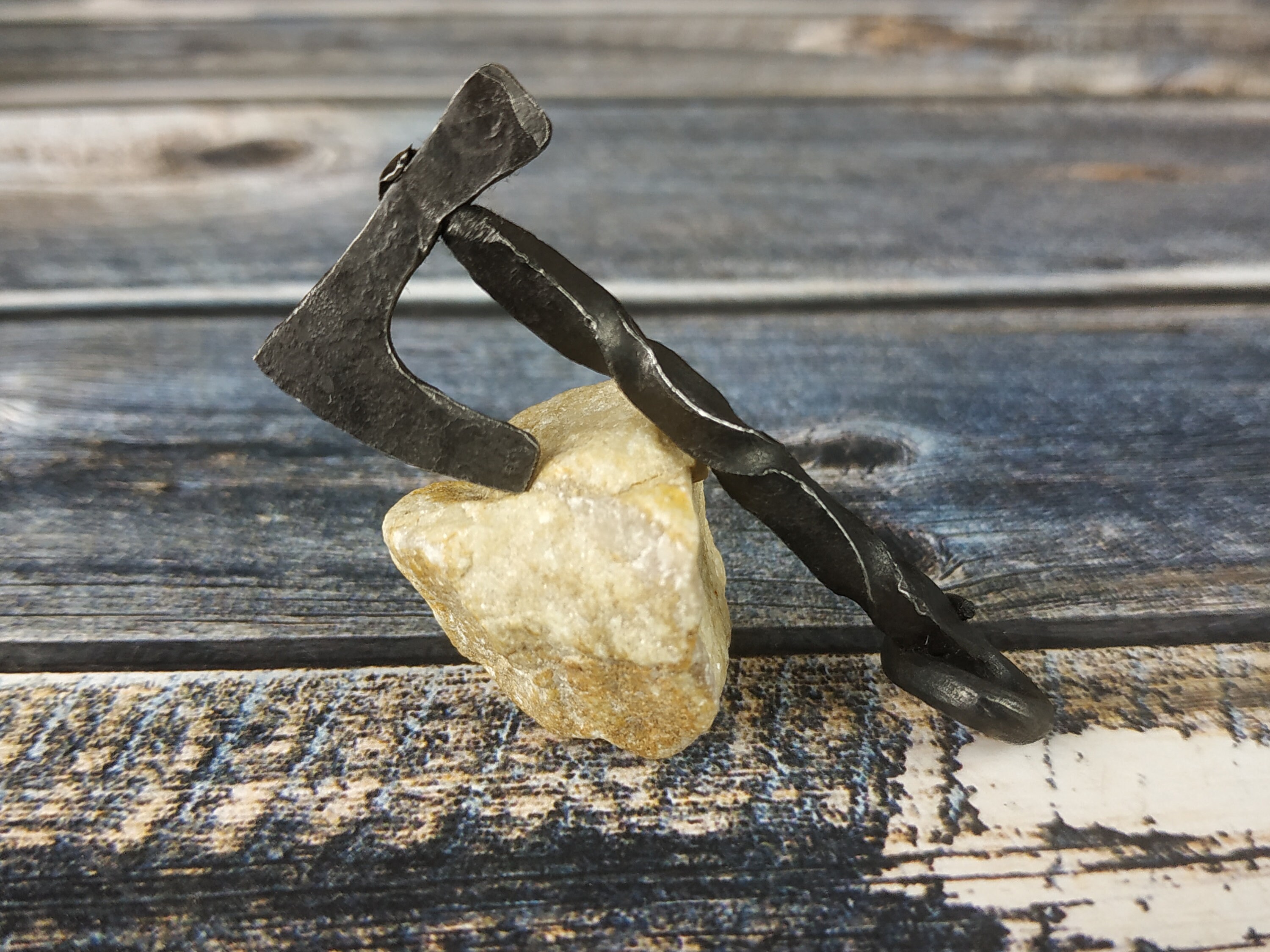 Handmade Forged Iron Viking Hammer Amulet Necklace - Etsy