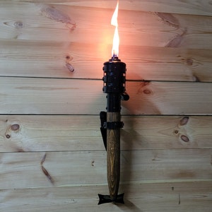 Flaming Torch Wall Candleholders Vikings Flame Wall Sconce - Etsy