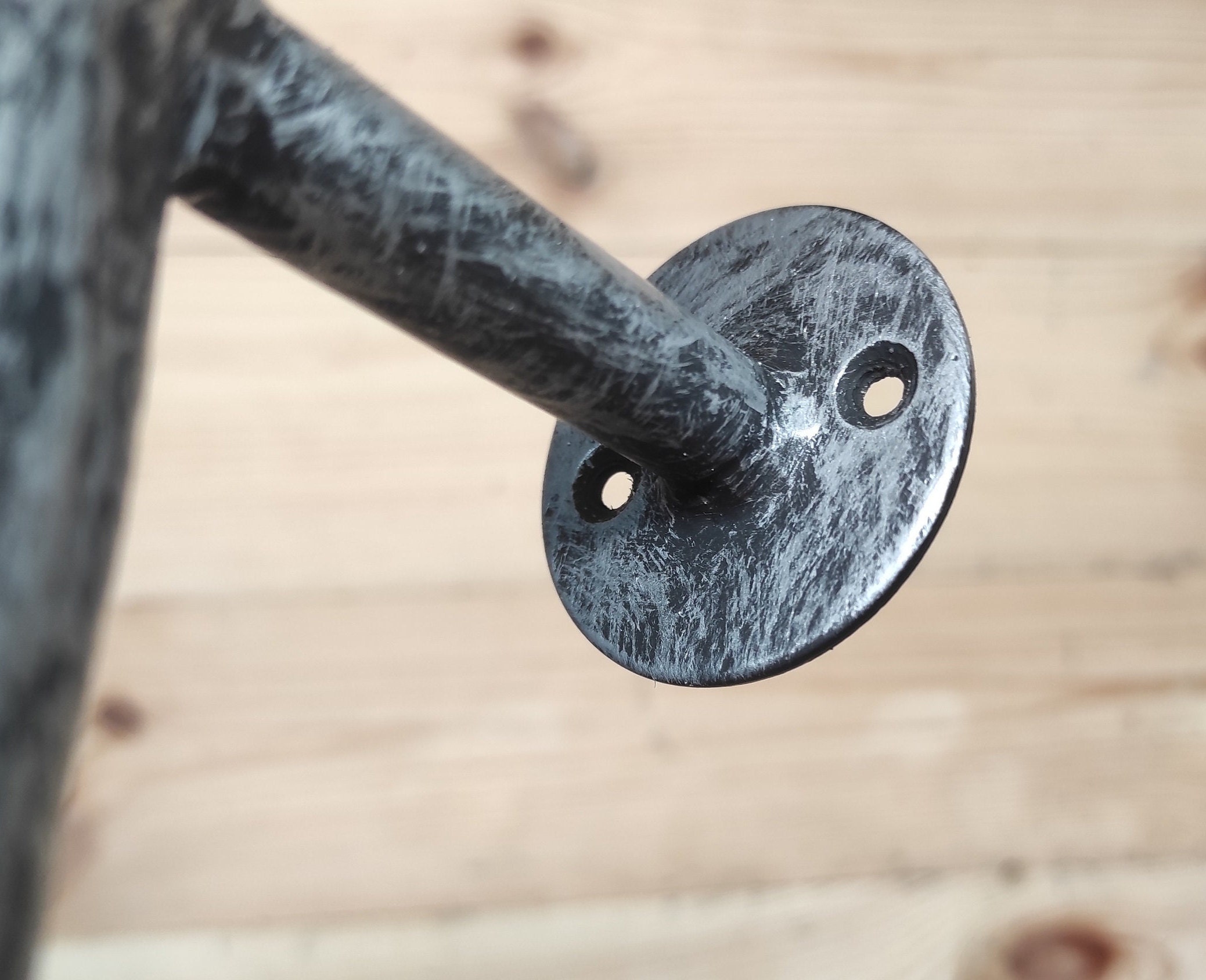 Hand Forged Dog Bone Door Handle: Metal Barn Door Hardware - Etsy