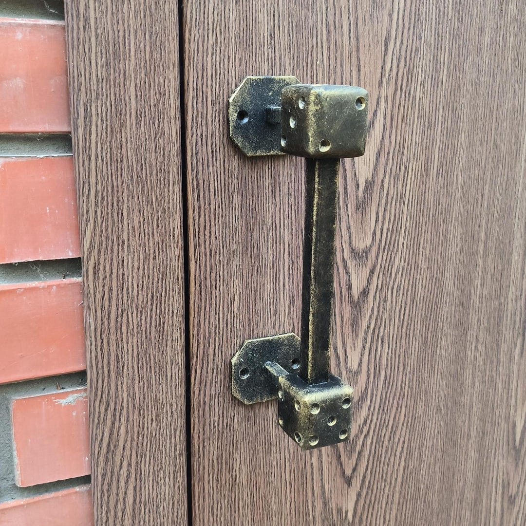 Dice Cube Door Handle: Metal Barn Door Pull - Etsy