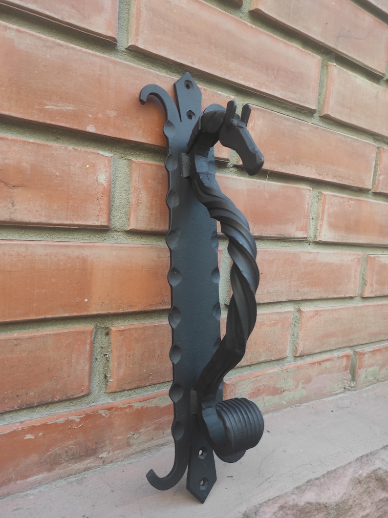 Horse Door Handle, Stable Decor, Horse Barn Decor, Barn Pull, Horse ...