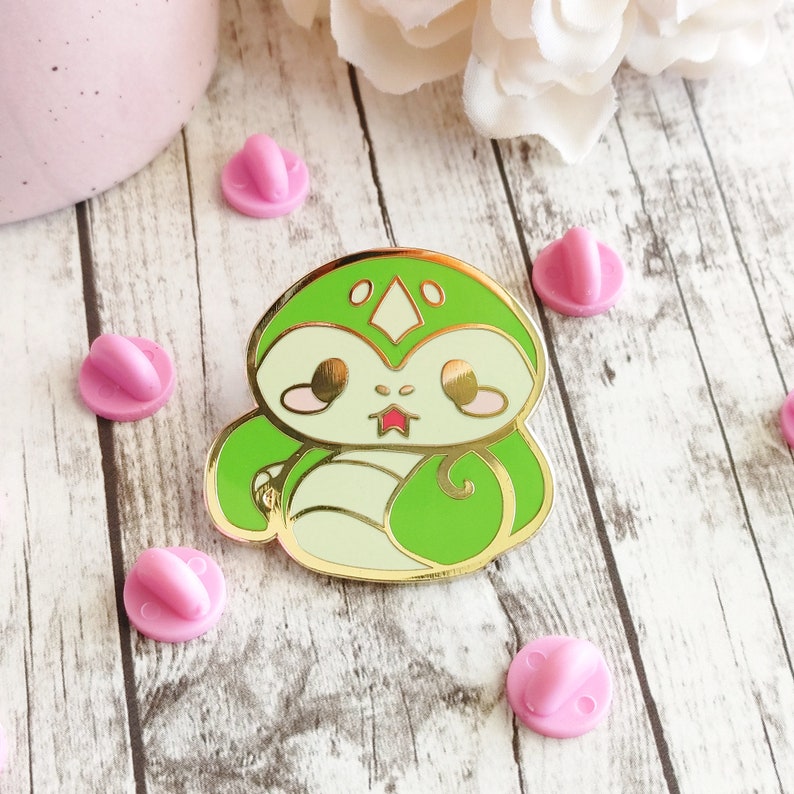 Chubby Zodiac Snake Enamel Pin | Etsy