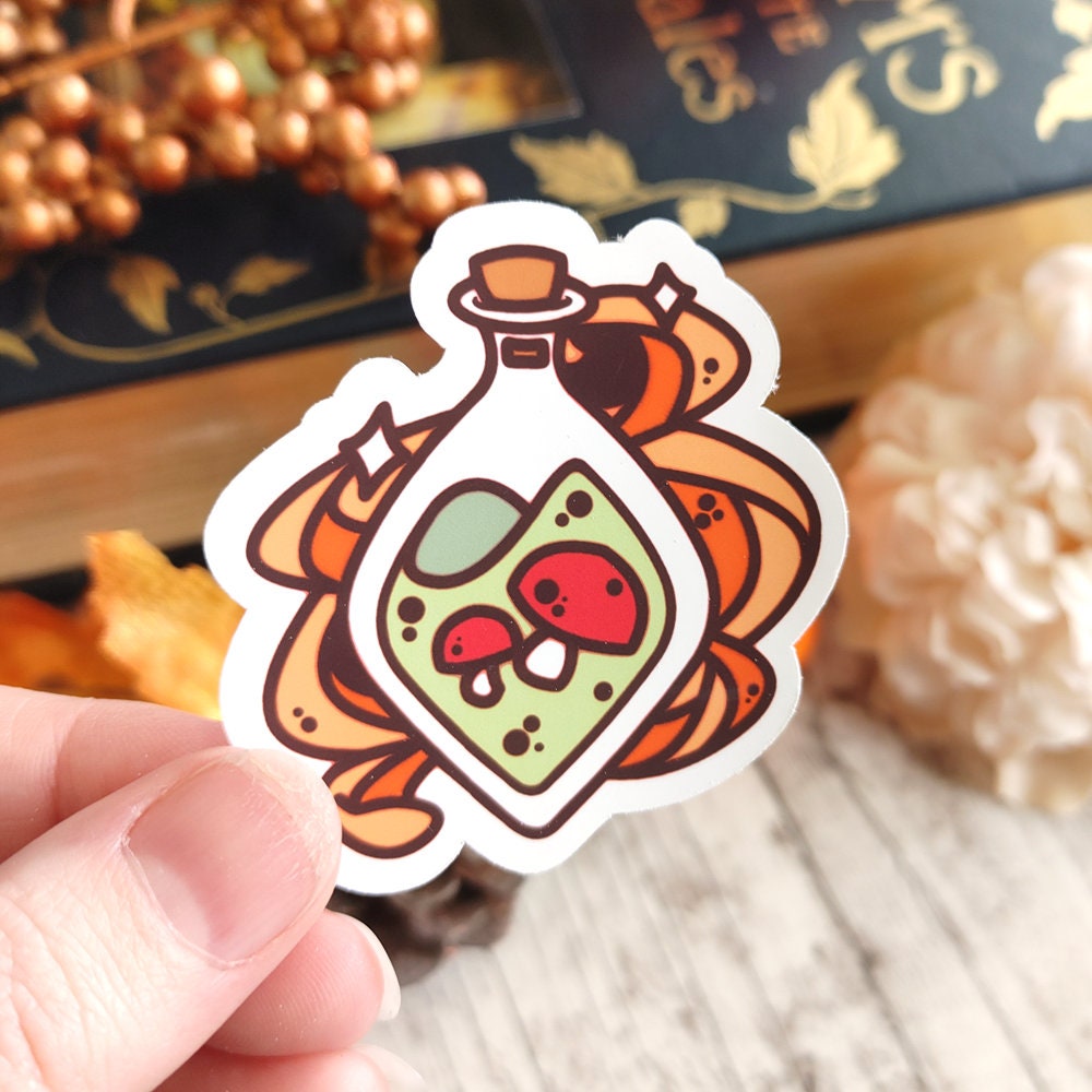 Fall Cottage Witch Sticker Pack Handmade Stickers | Etsy