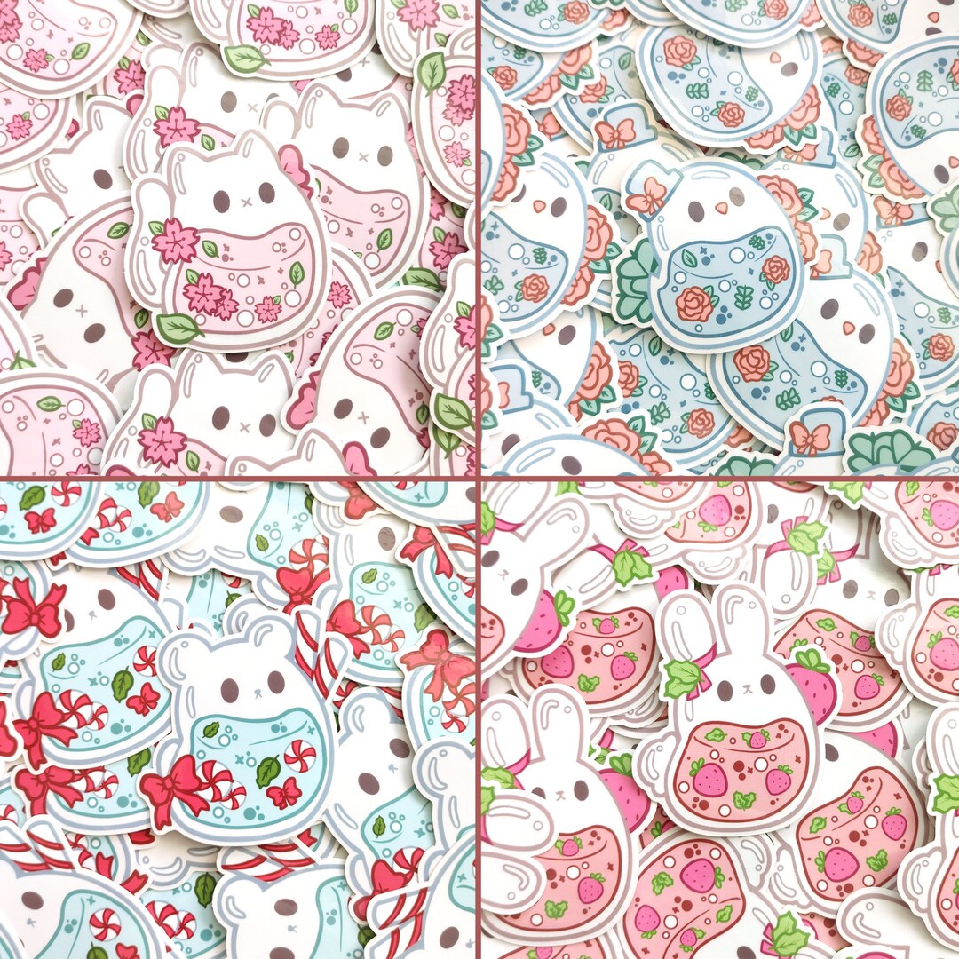 Bottanimals Seasonal Stickers Halloween Decal Clear Waterproof Stickers ...