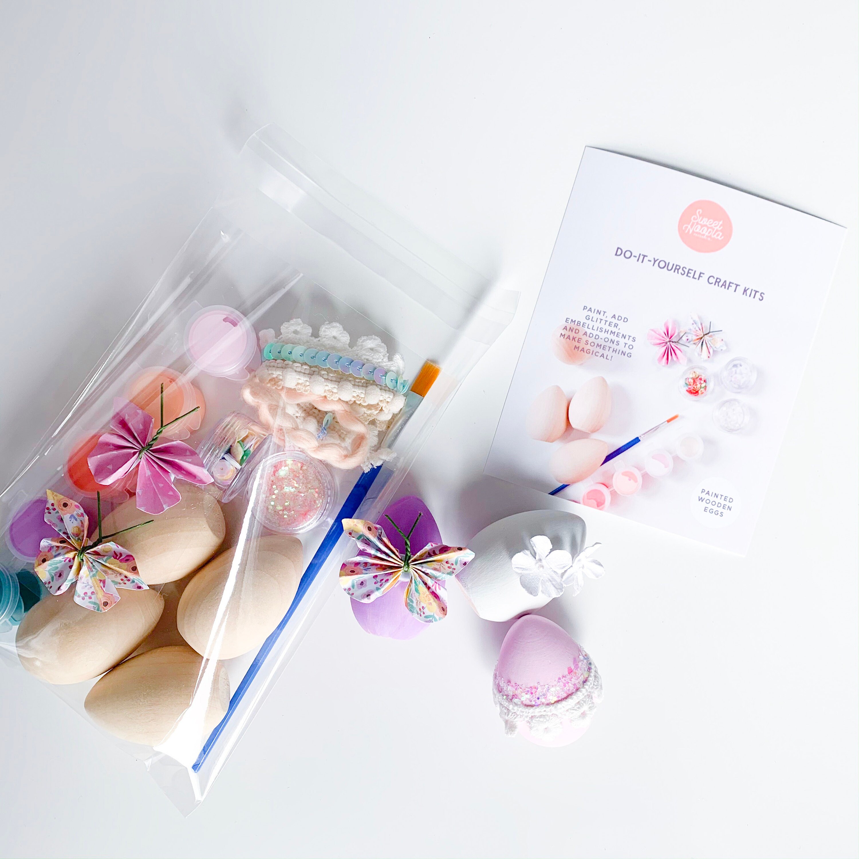 Wooden Egg Decorating DIY Craft Kit | Easter Craft | Kid’s Craft - Etsy