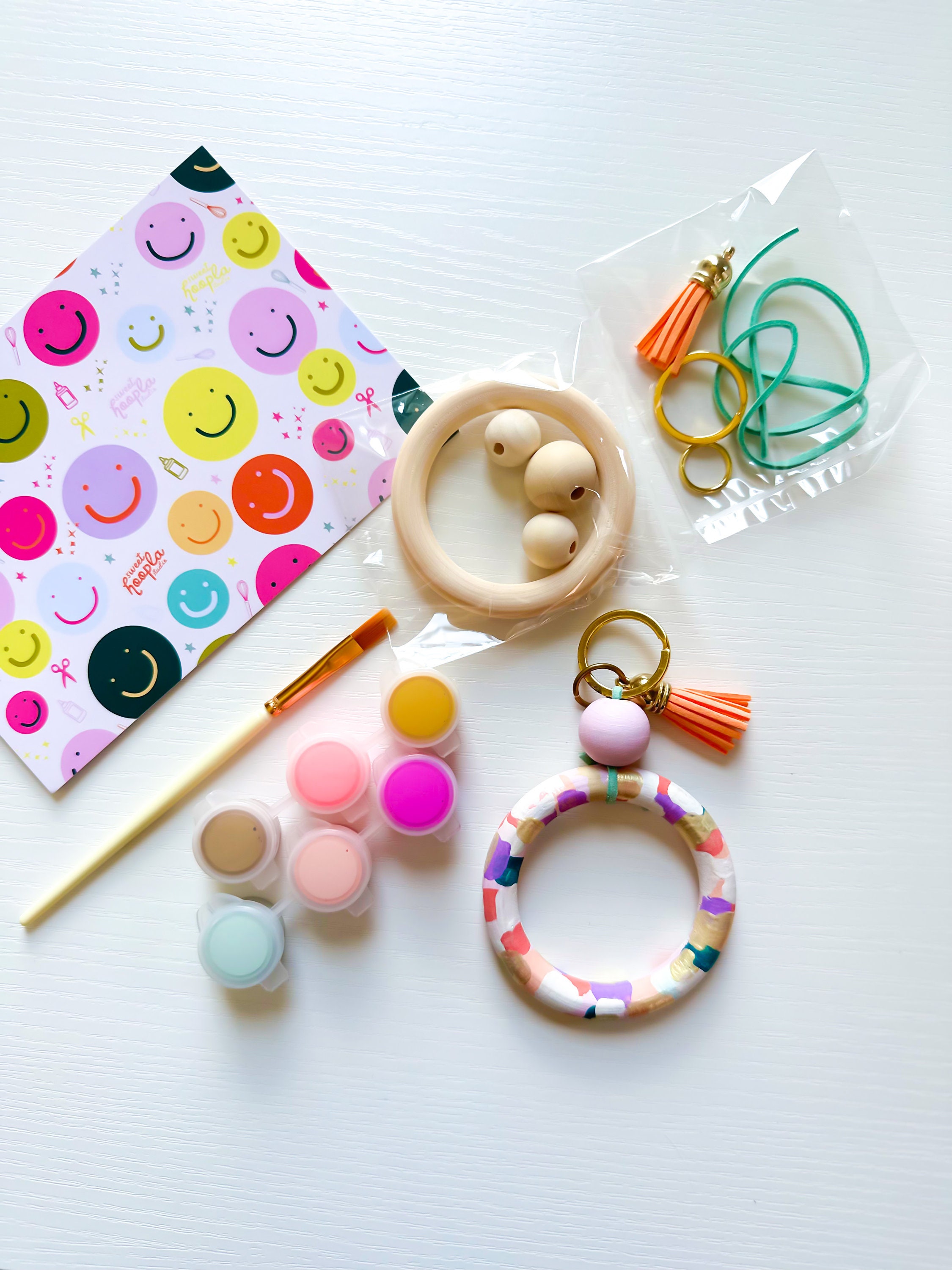 Painted Backpack Charm DIY Craft Kit | Kids Craft | DIY Painting - Etsy