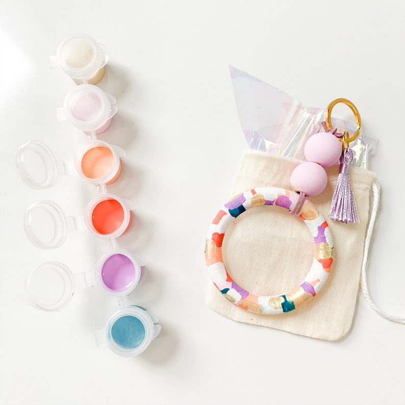 Painted Backpack Charm DIY Craft Kit | Kids Craft | DIY Painting - Etsy
