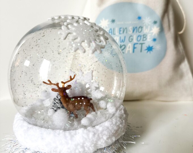 Snowglobe Suncatcher Arts and Crafts Kit for Kids, Simple and Easy DIY ...