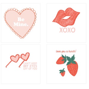 Valentine's Day Printable Cards - Etsy