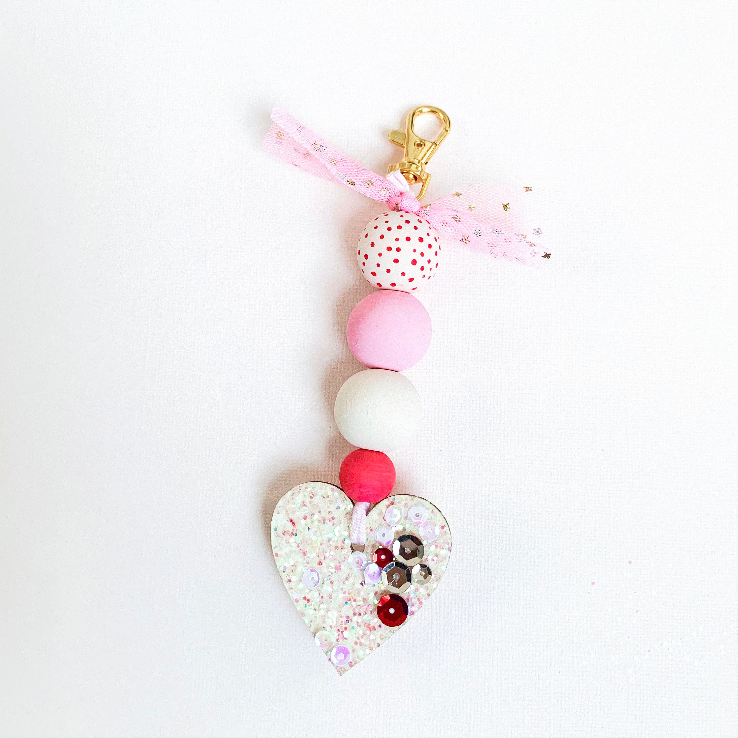 Diy Valentine Keychains at Sandra Madrigal blog