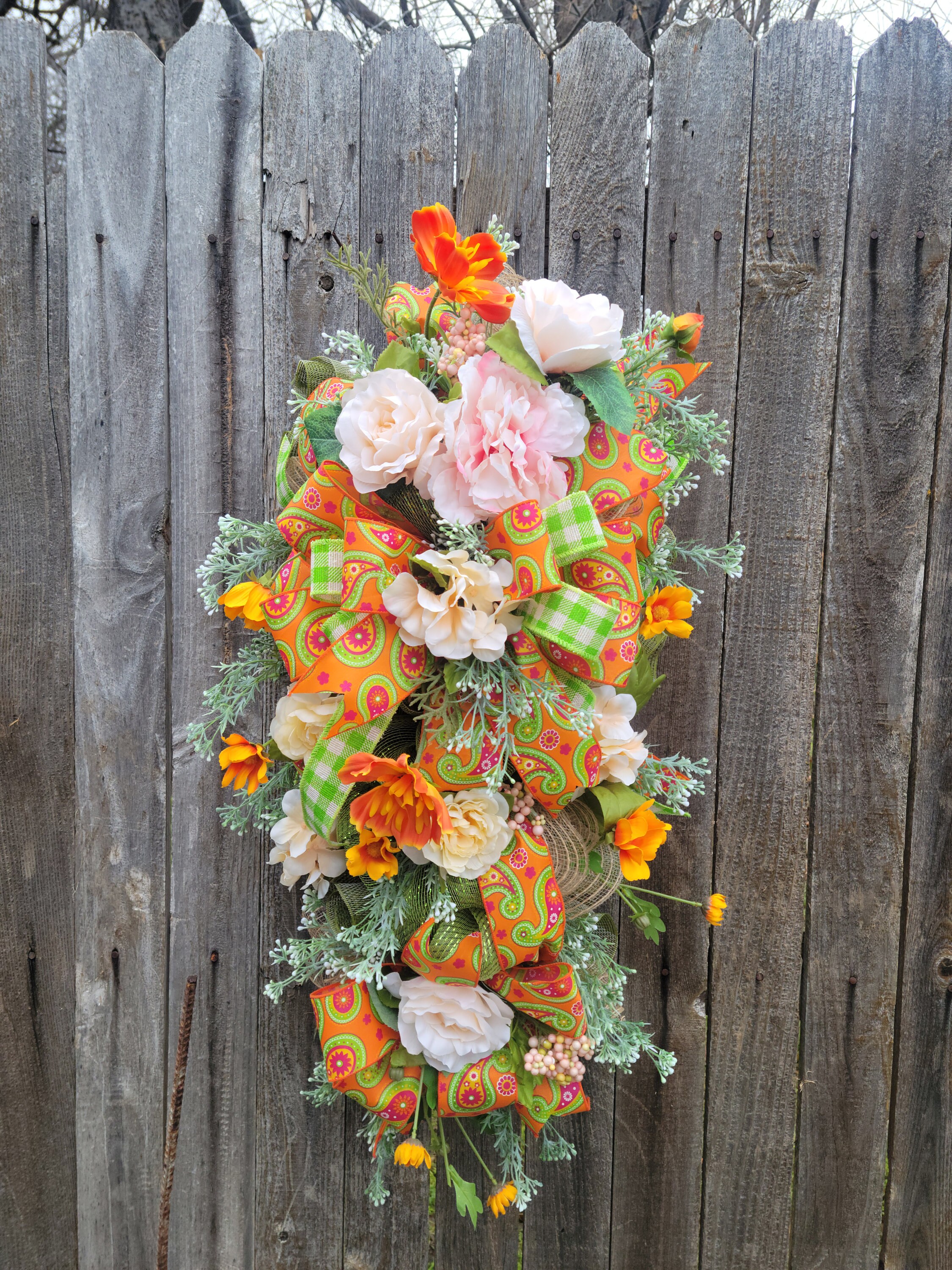 Everyday Wreath Spring Wreath Home Decor Everyday Swag - Etsy