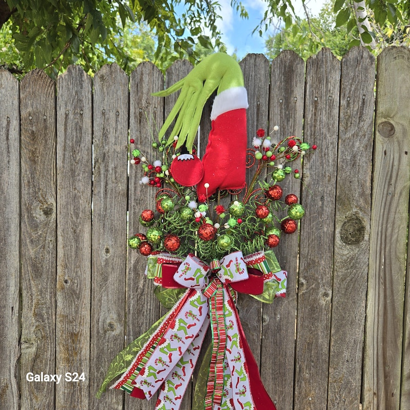 Grinch Tree Toppers - Etsy