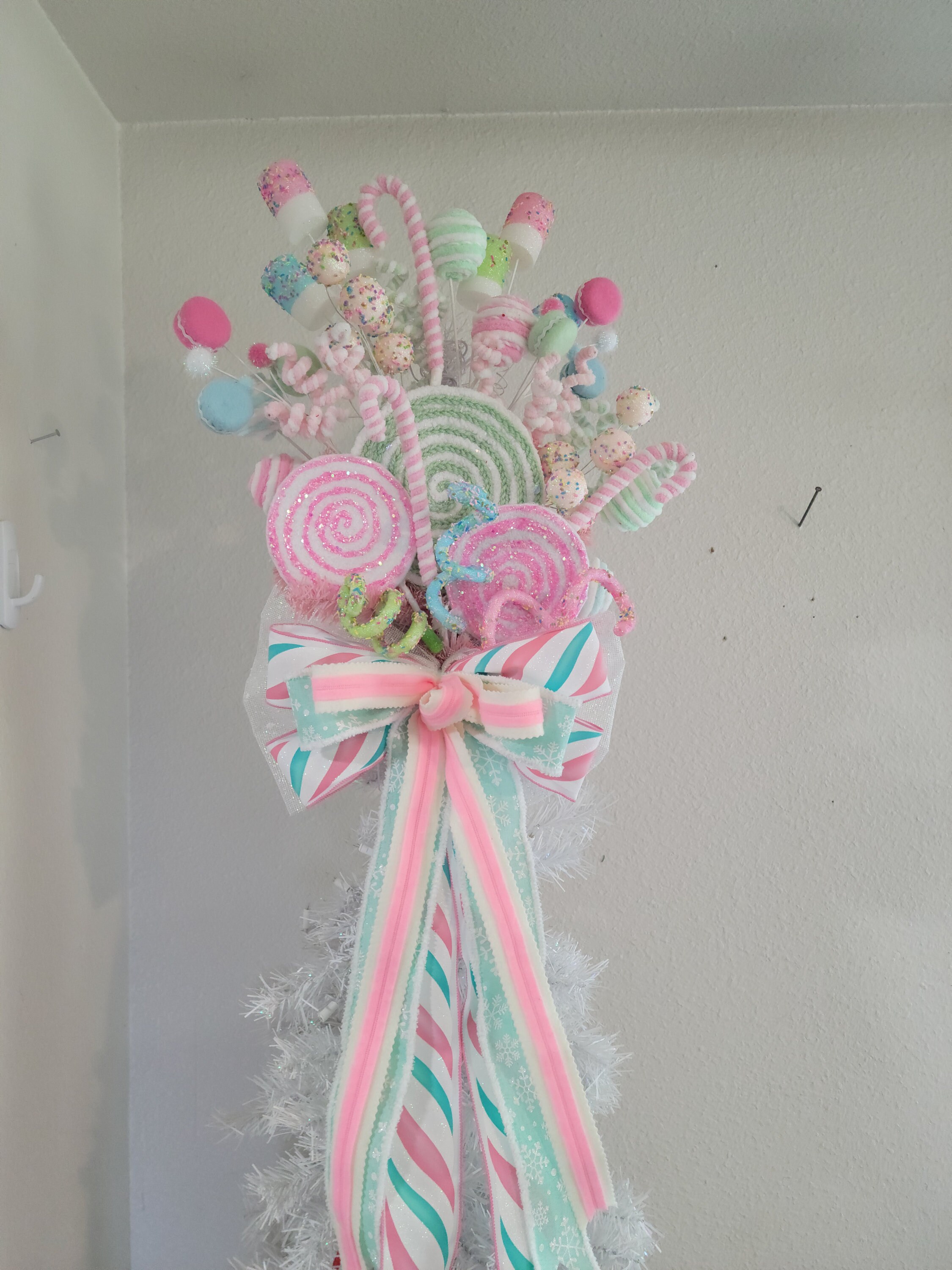 Candyland Tree Topper, Candyland Tree Decor, Candyland Christmas Tree ...