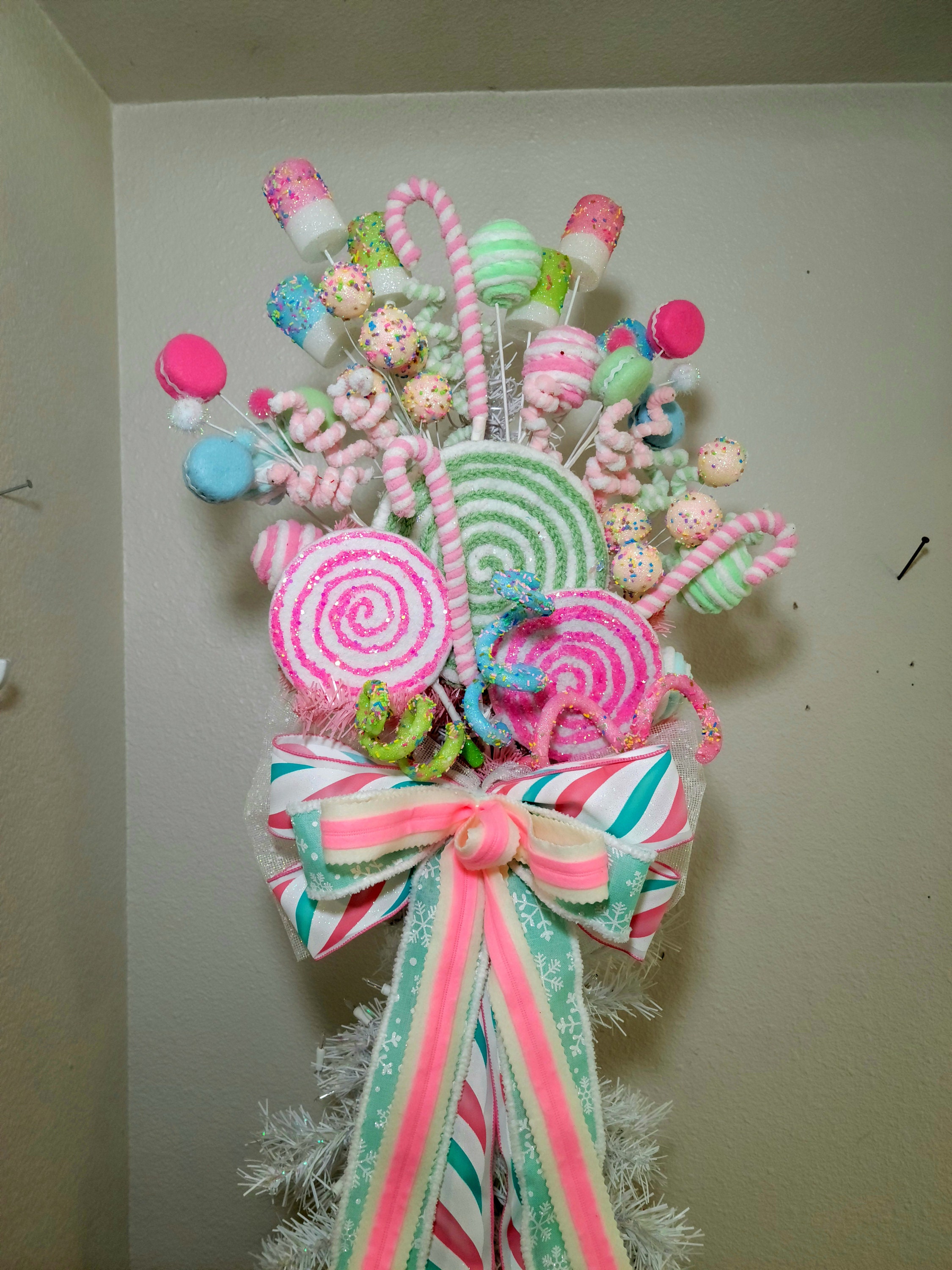 Candyland Tree Topper, Candyland Tree Decor, Candyland Christmas Tree ...