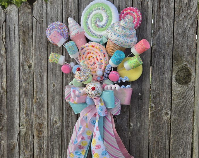 Christmas Tree Topper, Candyland Tree Topper, Candy Christmas Topper ...
