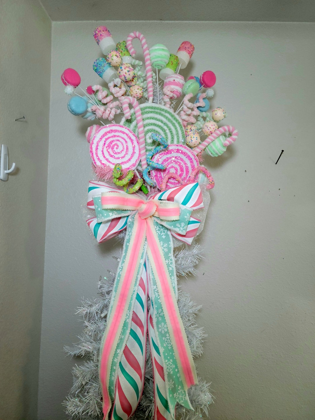 Candyland Tree Topper, Candyland Tree Decor, Candyland Christmas Tree ...