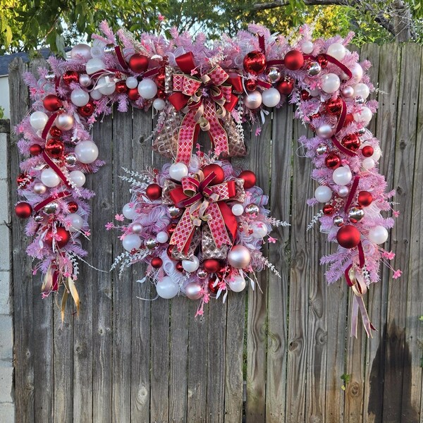 Pink Garland - Etsy