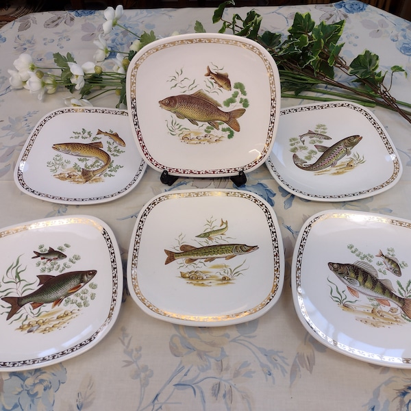 Fish Plates - Etsy