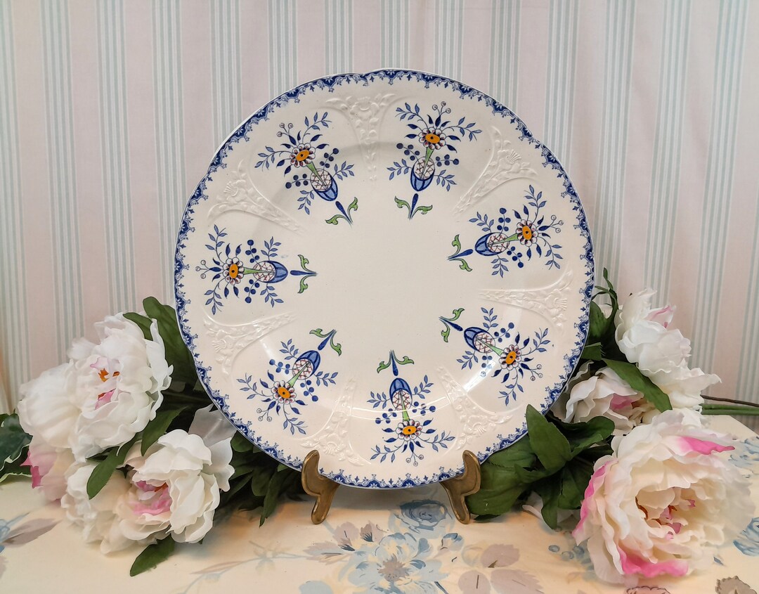 Large Round Longwy Cleopatra Dish - Etsy