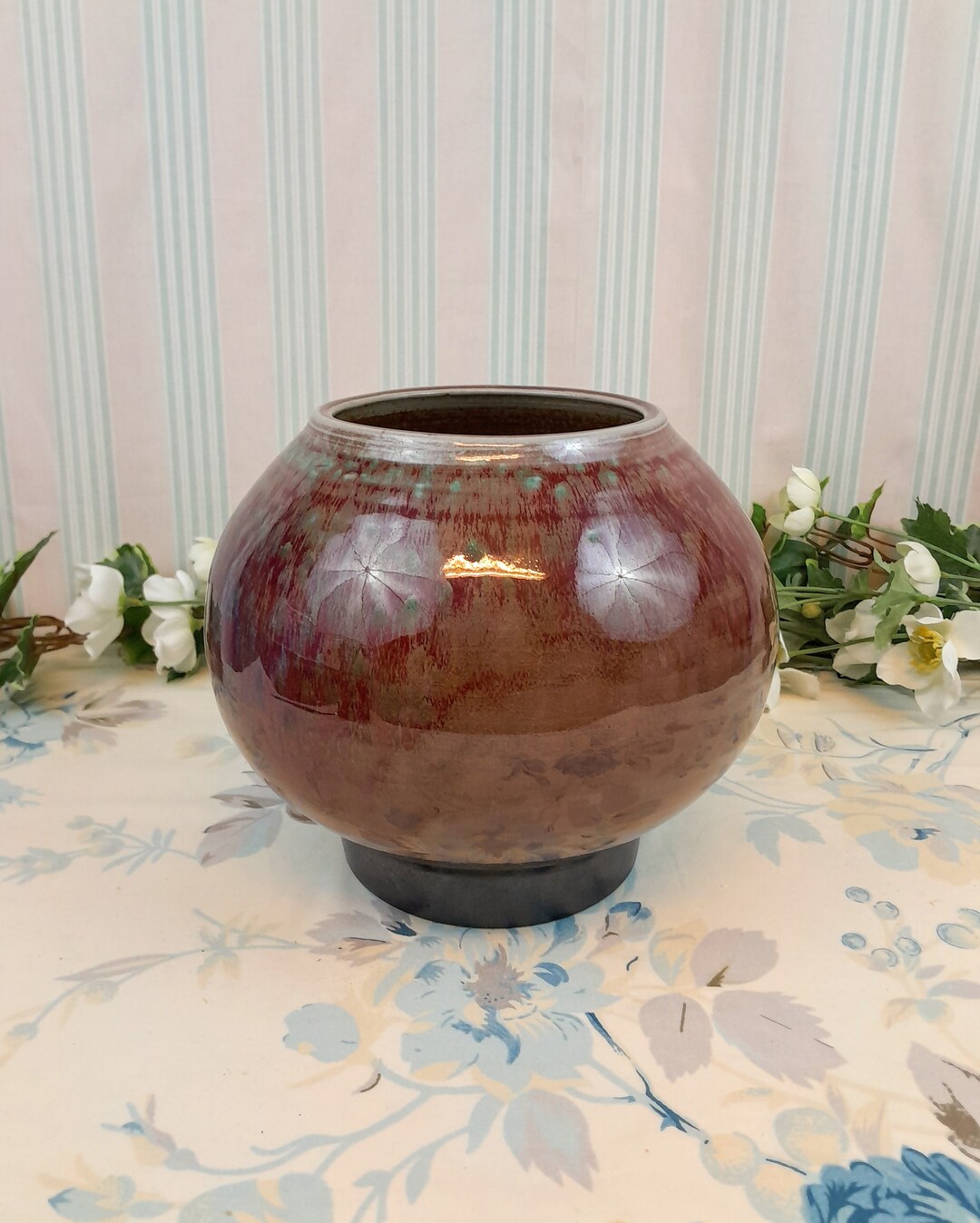 KA Ceramic Ball Vase - Etsy