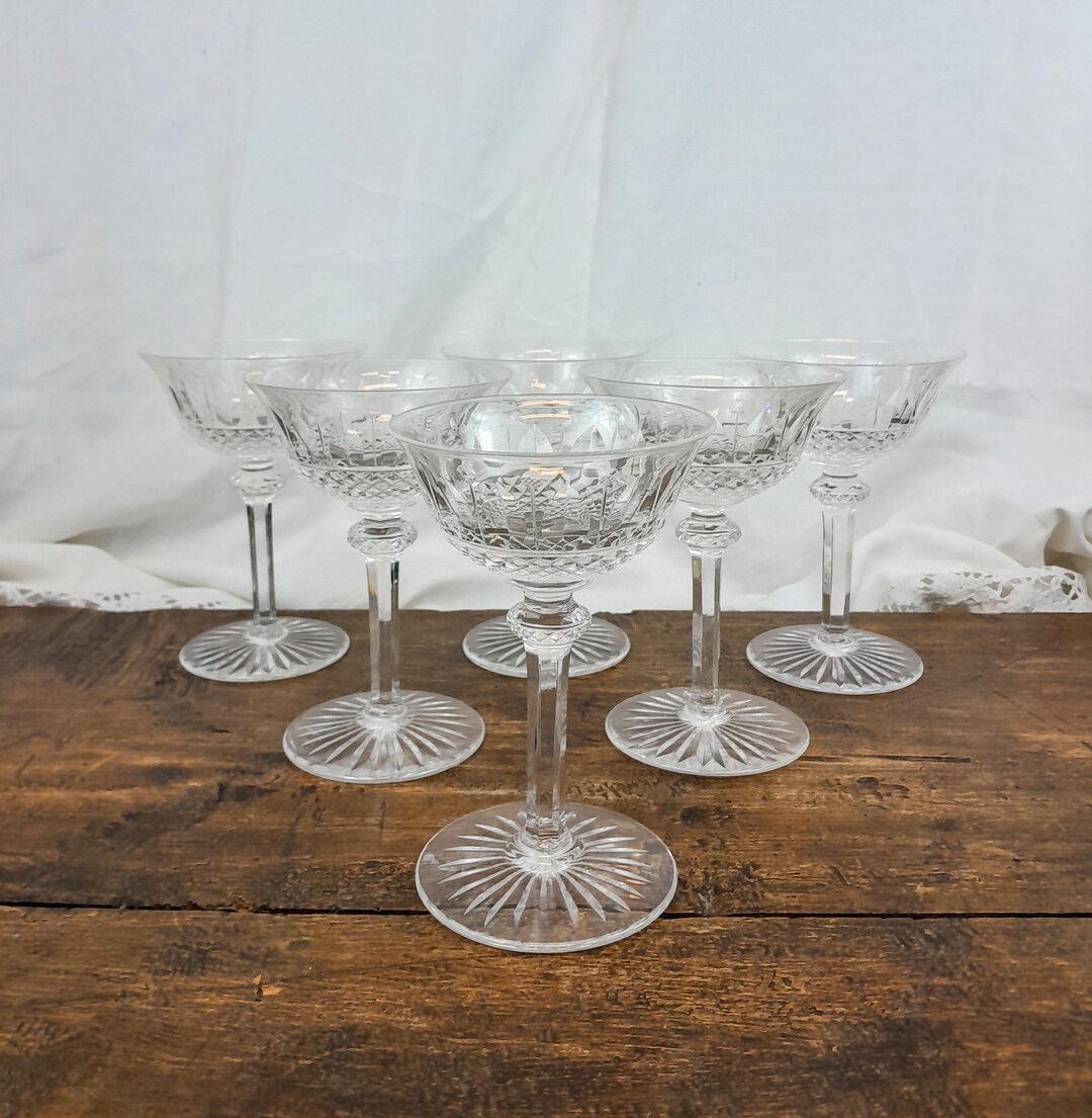 6 Saint Louis Tommy Champagne Glasses - Etsy