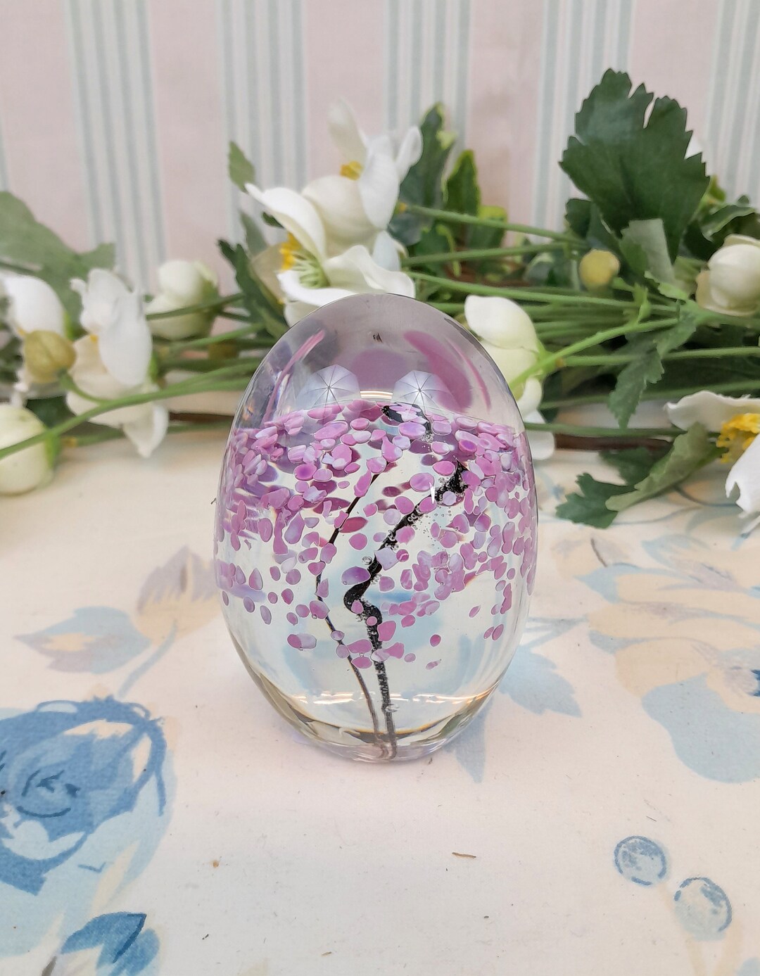 Sulfide Daum Cherry Tree in Bloom - Etsy Canada