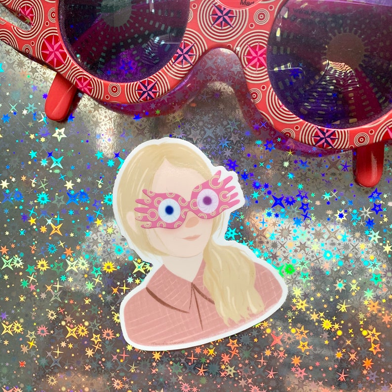 Luna Love Vinyl Sticker | Etsy