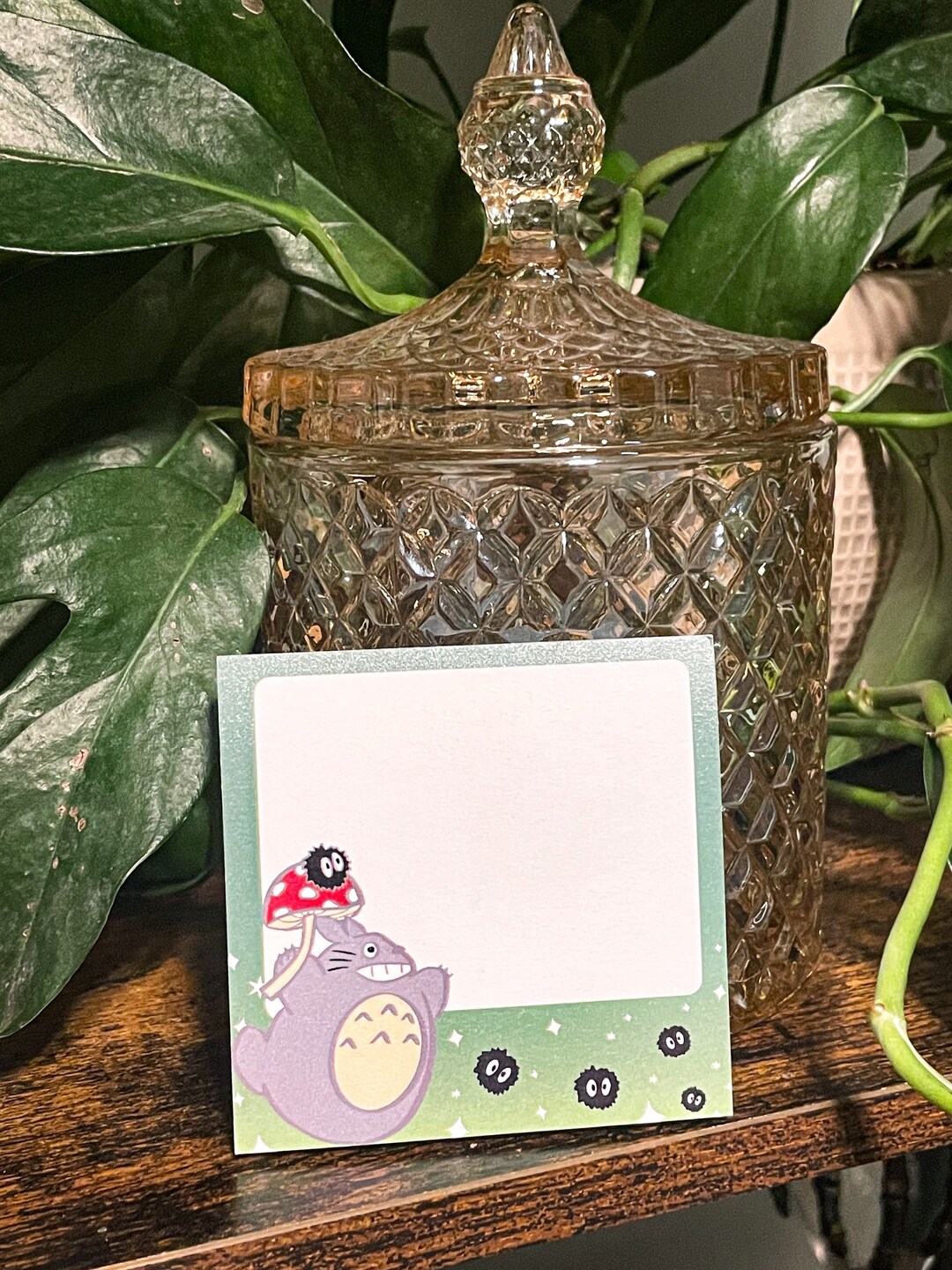 Totoro Mushroom Sticky Notes | Animated My Neighbor Totoro Stationery ...