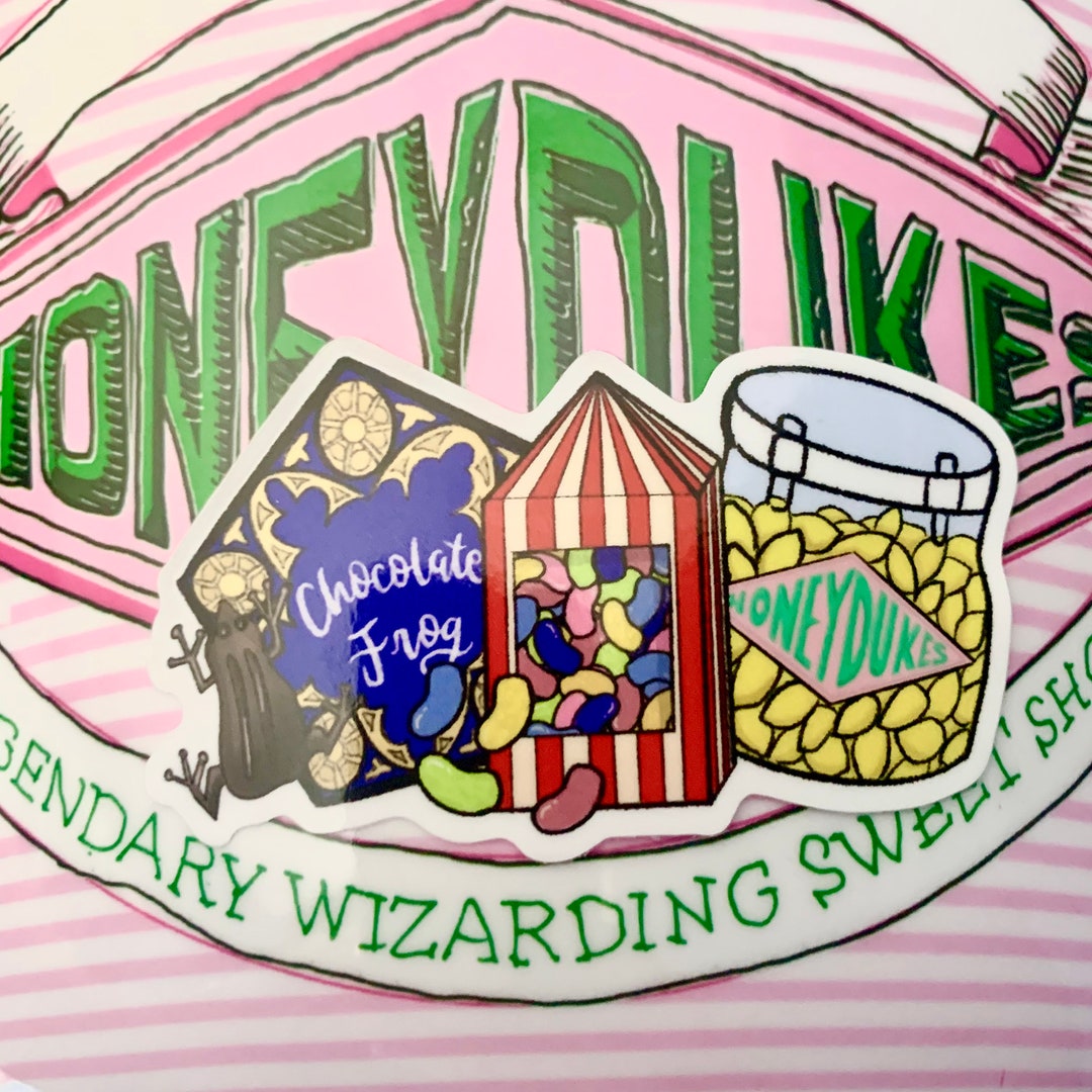 Magical Candy Shop Vinyl Sticker | Wizarding Sweets Glossy Kindle Water ...