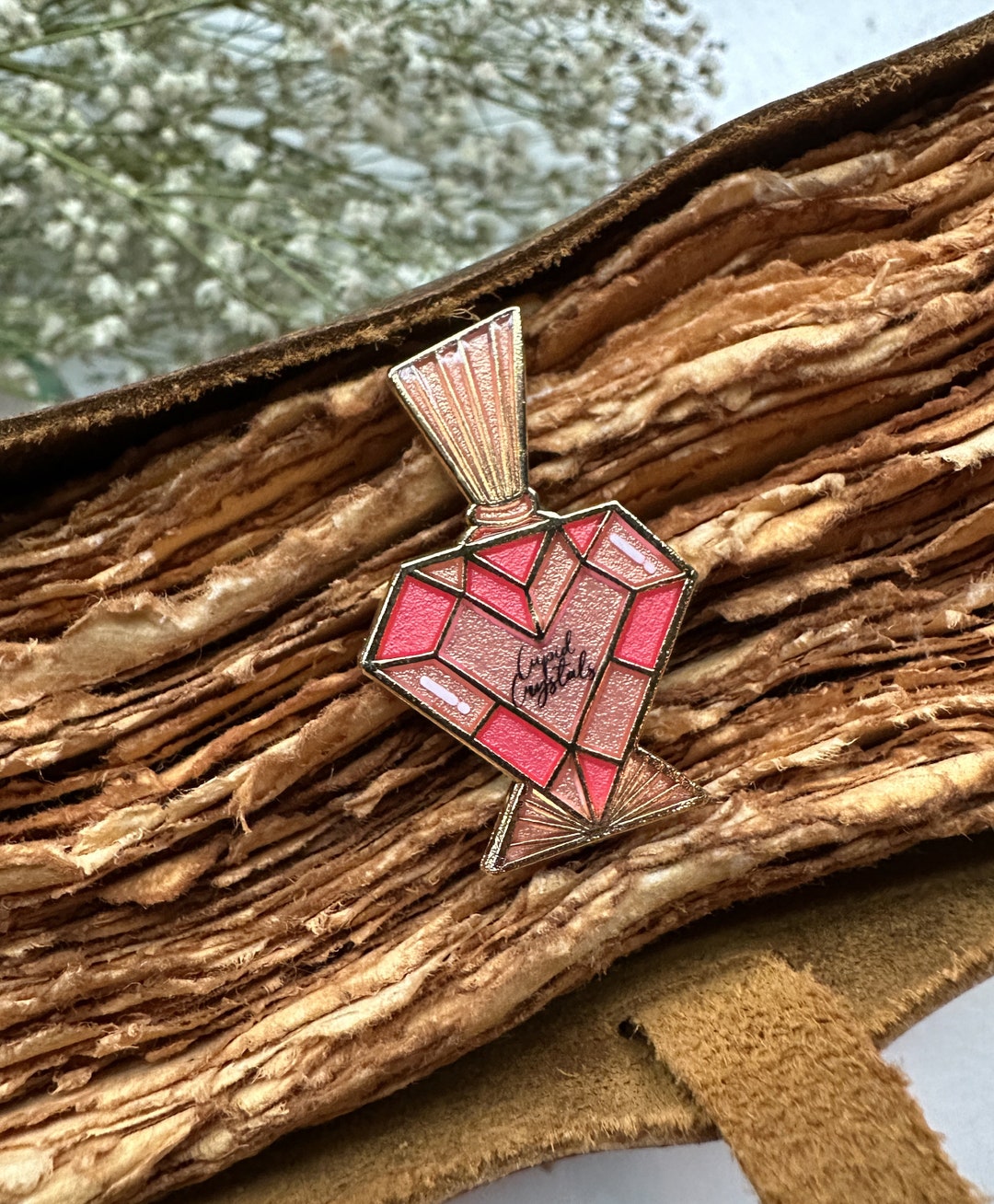 Cupid Crystals Enamel Pin | Wonder Witch Magical Lapel Pin - Etsy