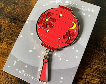CRYSTAL LANTERN. Hard Enamel Pin. Witchy Pin. Autumn Enamel - Etsy