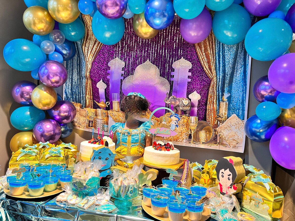 Jasmine Cake Topper Aladdin Cake Topper Jasmine Birthday - Etsy