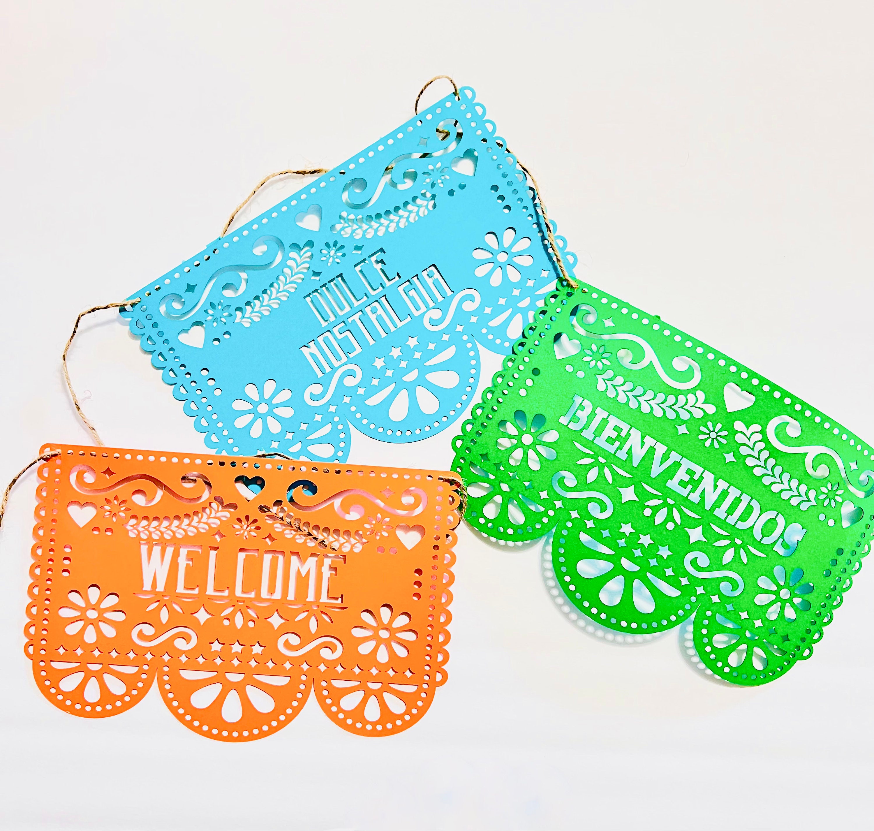 Custom Papel Picado Banner – Mexican Fiesta Wedding Decor ...