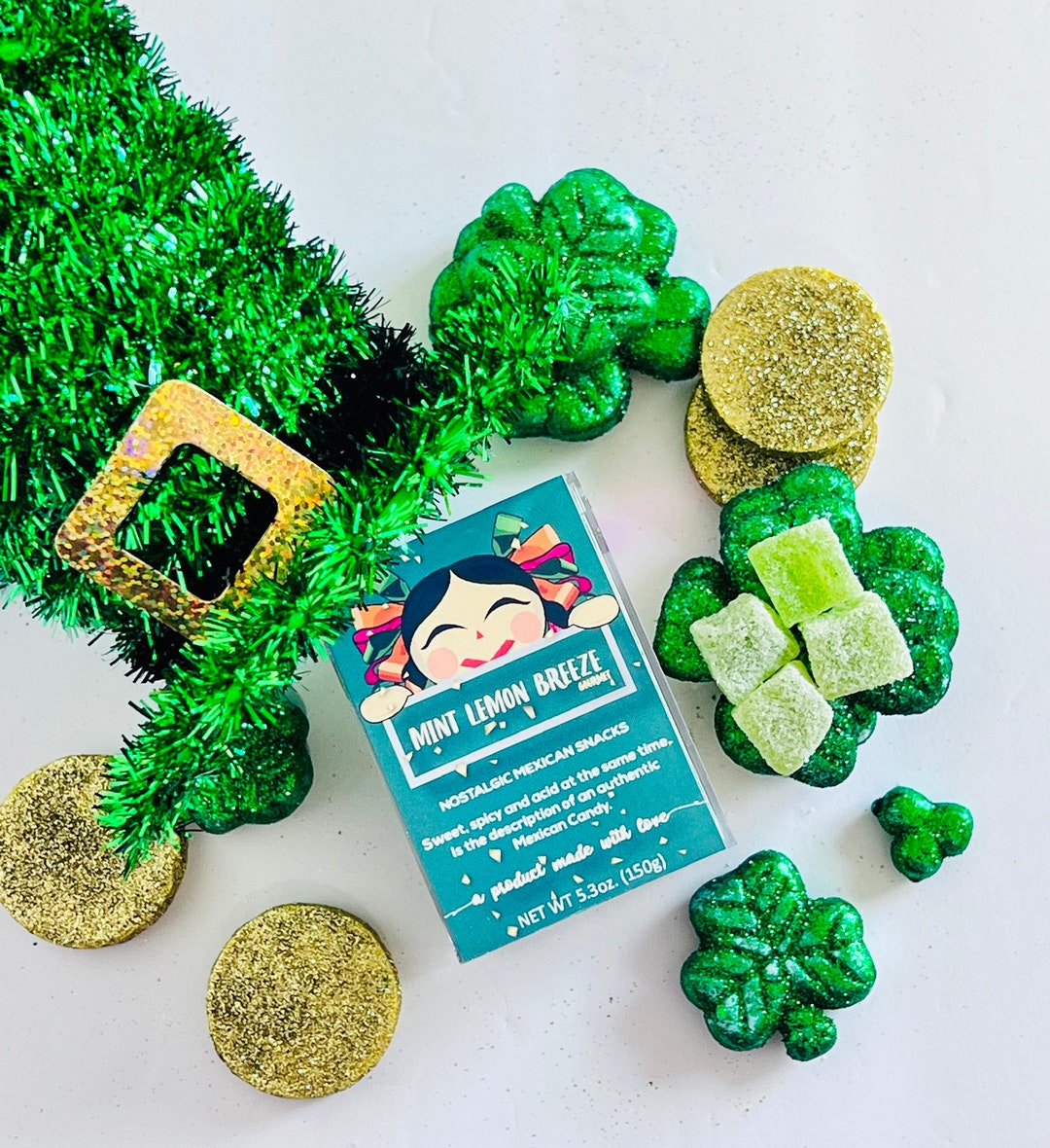 St. Patrick's Day Gummy Candy Lemonade, Lemonade Candy, Mint Gummies ...
