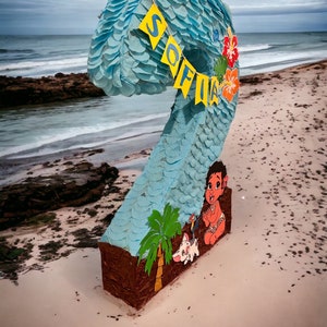 Number 2 Moana Party Pinata Baby Moana Decorations Party - Etsy